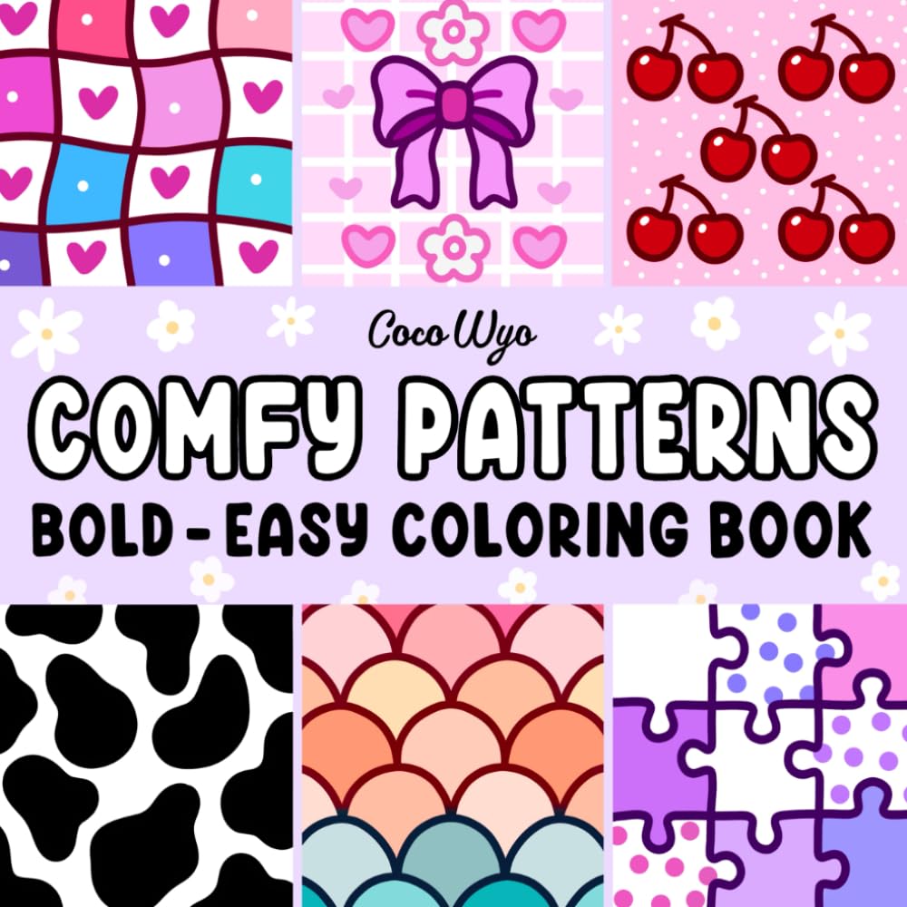 Download Book⚡ Pdf Comfy Patterns Coloring B Masuk12345のブログ